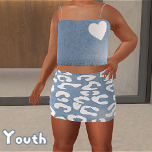 Second Life Marketplace Cheetah Skirt